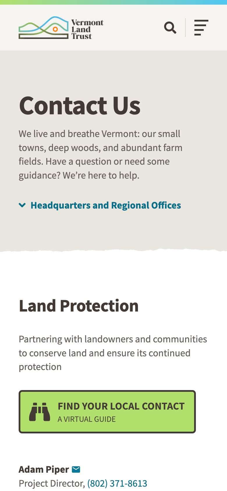 Vermont Land Trust - Jake and Co